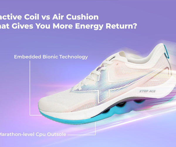 Reactive Coil vs Air Cushion: What Gives You More Energy Return? – Xtep ...